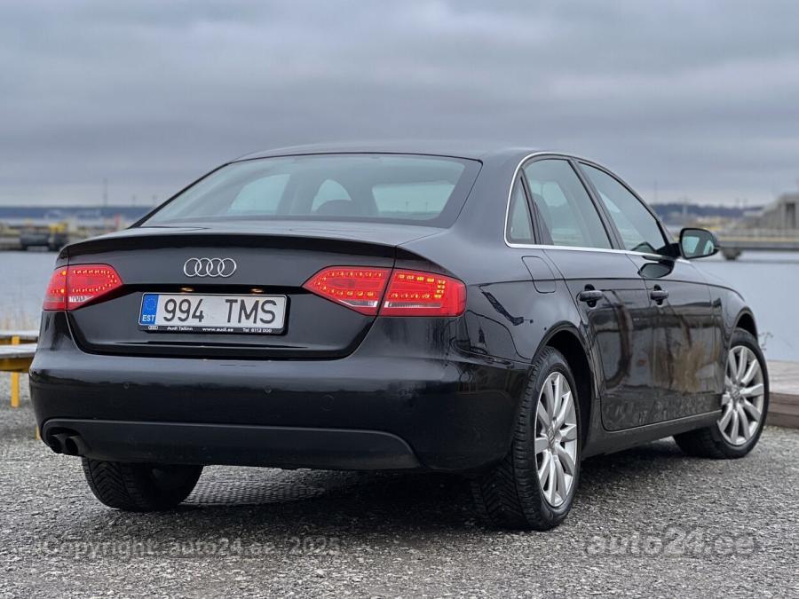 Black Audi A4 2011 in Tallinn, with an engine capacity of 1.80 L and mileage of 159 thousand km for 6495 €, photo 2 on AUTOMOTO.COM.LV
