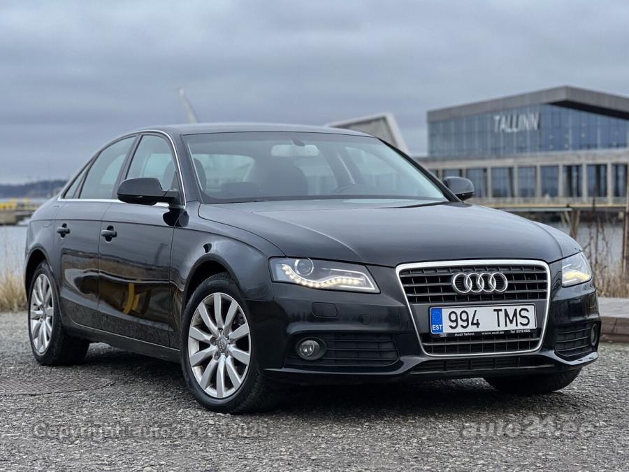 Black Audi A4 2011 in Tallinn, with an engine capacity of 1.80 L and mileage of 159 thousand km for 6495 €, photo 3 on AUTOMOTO.COM.LV