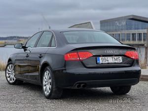 Black Audi A4 2011 in Tallinn, with an engine capacity of 1.80 L and mileage of 159 thousand km for 6495 €, photo 4 on AUTOMOTO.COM.LV