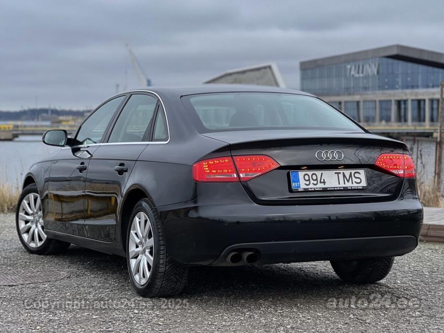 Black Audi A4 2011 in Tallinn, with an engine capacity of 1.80 L and mileage of 159 thousand km for 6495 €, photo 4 on AUTOMOTO.COM.LV