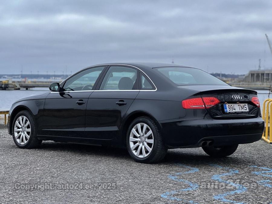 Black Audi A4 2011 in Tallinn, with an engine capacity of 1.80 L and mileage of 159 thousand km for 6495 €, photo 8 on AUTOMOTO.COM.LV