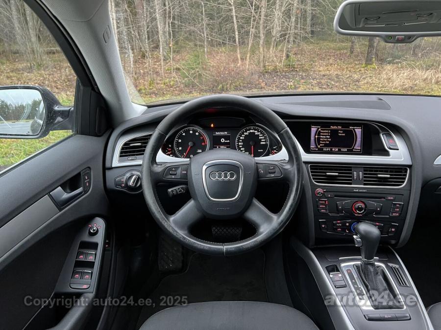 Black Audi A4 2011 in Tallinn, with an engine capacity of 1.80 L and mileage of 159 thousand km for 6495 €, photo 15 on AUTOMOTO.COM.LV