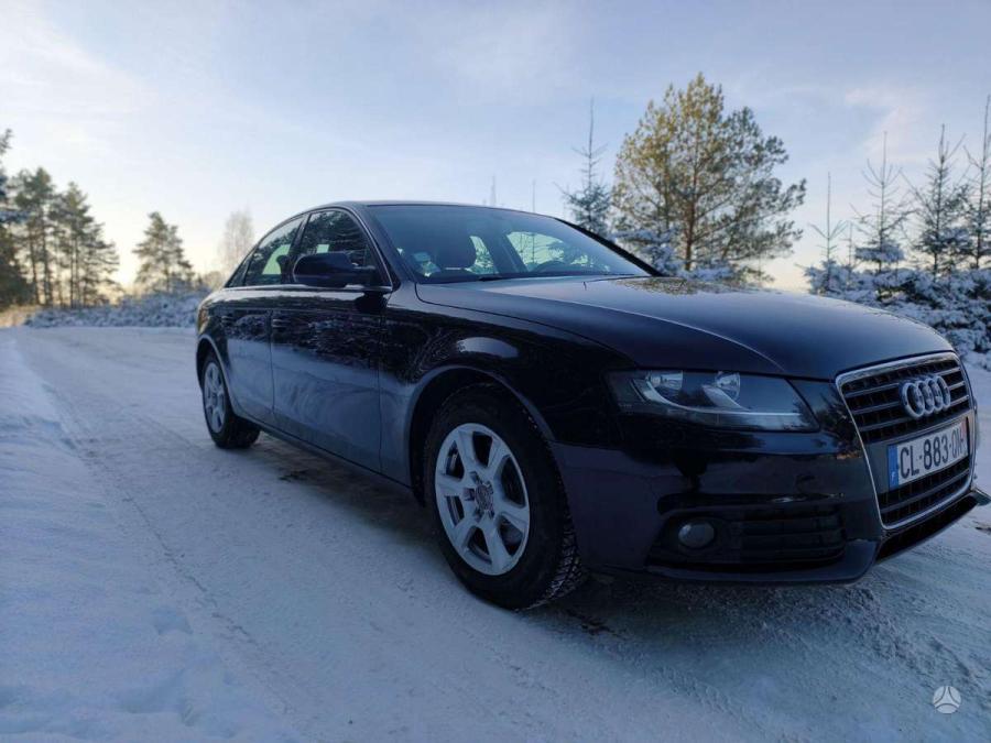 Black Audi A4 2011 in Utena, with an engine capacity of 1.97 L and mileage of 233 thousand km for 5900 €, photo 11 on AUTOMOTO.COM.LV