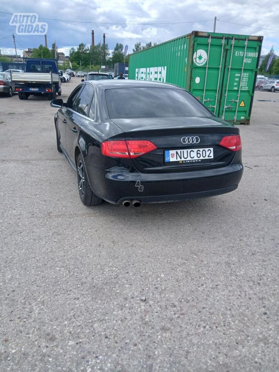Melns Audi A4 2011 Panevēža, ar dzinēja tilpumu 2.00 L un nobraukumu 230 tūkst. km par 5100 €, foto 4 vietnē AUTOMOTO.COM.LV