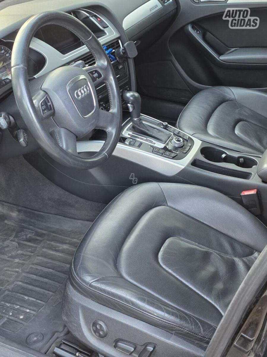 Black Audi A4 2011 in Vilnius, with an engine capacity of 2.00 L and mileage of 175 thousand km for 6450 €, photo 11 on AUTOMOTO.COM.LV
