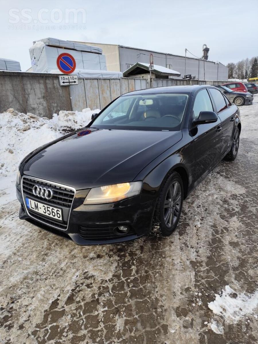 Melns Audi A4 2011 Saldus, ar dzinēja tilpumu 2.00 L un nobraukumu 184 tūkst. km par 6700 €, foto 1 vietnē AUTOMOTO.COM.LV