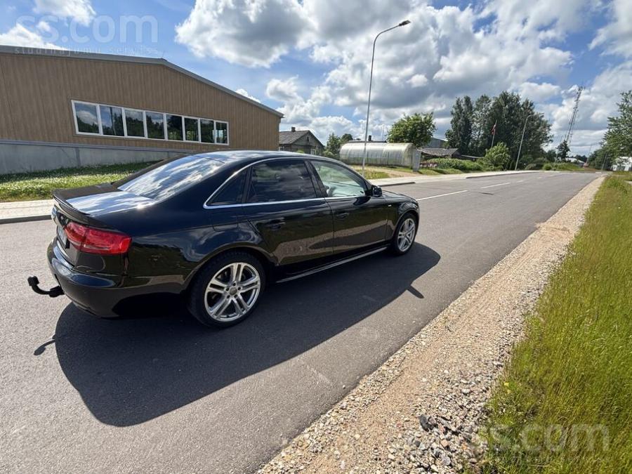 Melns Audi A4 2011 Gulbene, ar dzinēja tilpumu 2.00 L un nobraukumu 290 tūkst. km par 5990 €, foto 4 vietnē AUTOMOTO.COM.LV