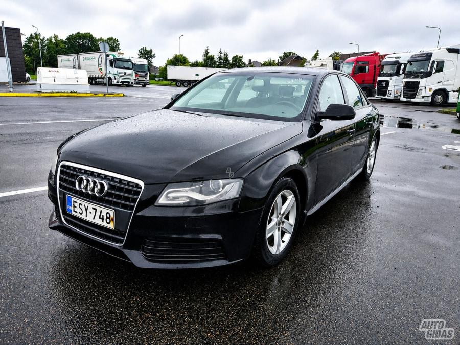 Black Audi A4 2011 in Kaunas, with an engine capacity of 2.00 L and mileage of 265 thousand km for 4200 €, photo 1 on AUTOMOTO.COM.LV