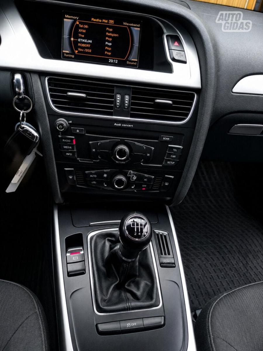 Black Audi A4 2011 in Kaunas, with an engine capacity of 2.00 L and mileage of 265 thousand km for 4200 €, photo 11 on AUTOMOTO.COM.LV