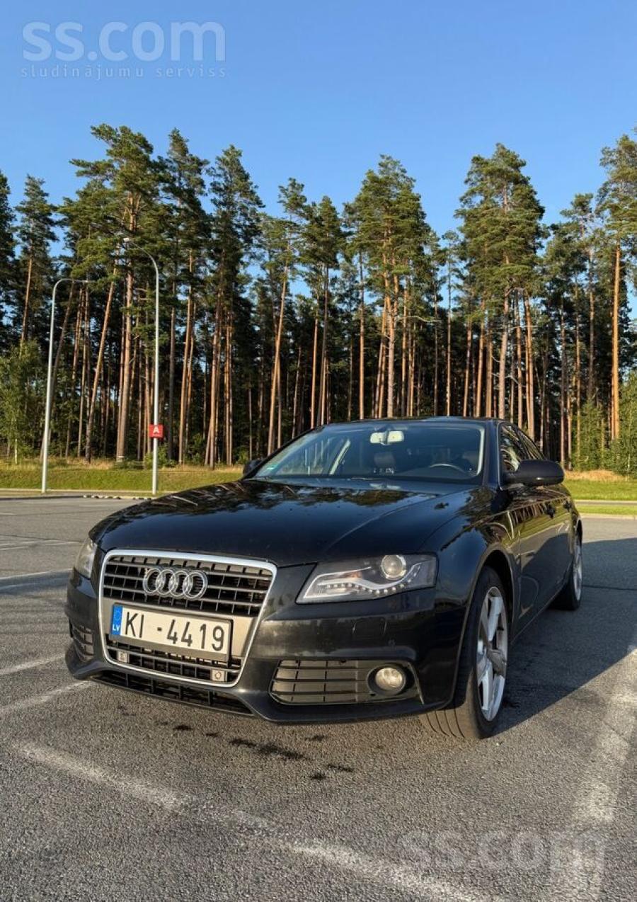 Black Audi A4 2011 in Riga, with an engine capacity of 2.00 L and mileage of 307 thousand km for 5700 €, photo 1 on AUTOMOTO.COM.LV