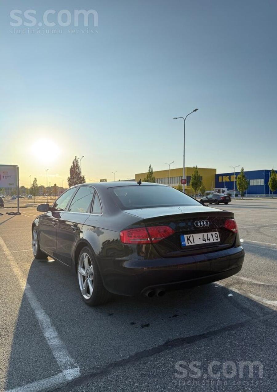 Black Audi A4 2011 in Riga, with an engine capacity of 2.00 L and mileage of 307 thousand km for 5700 €, photo 6 on AUTOMOTO.COM.LV