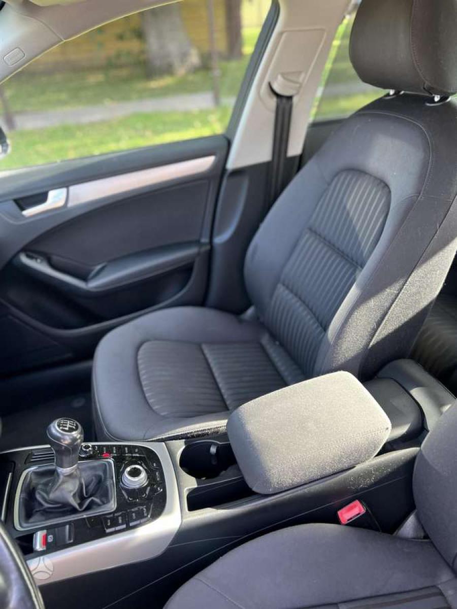 Black Audi A4 2011 in Utena, with an engine capacity of 1.97 L and mileage of 270 thousand km for 5850 €, photo 16 on AUTOMOTO.COM.LV