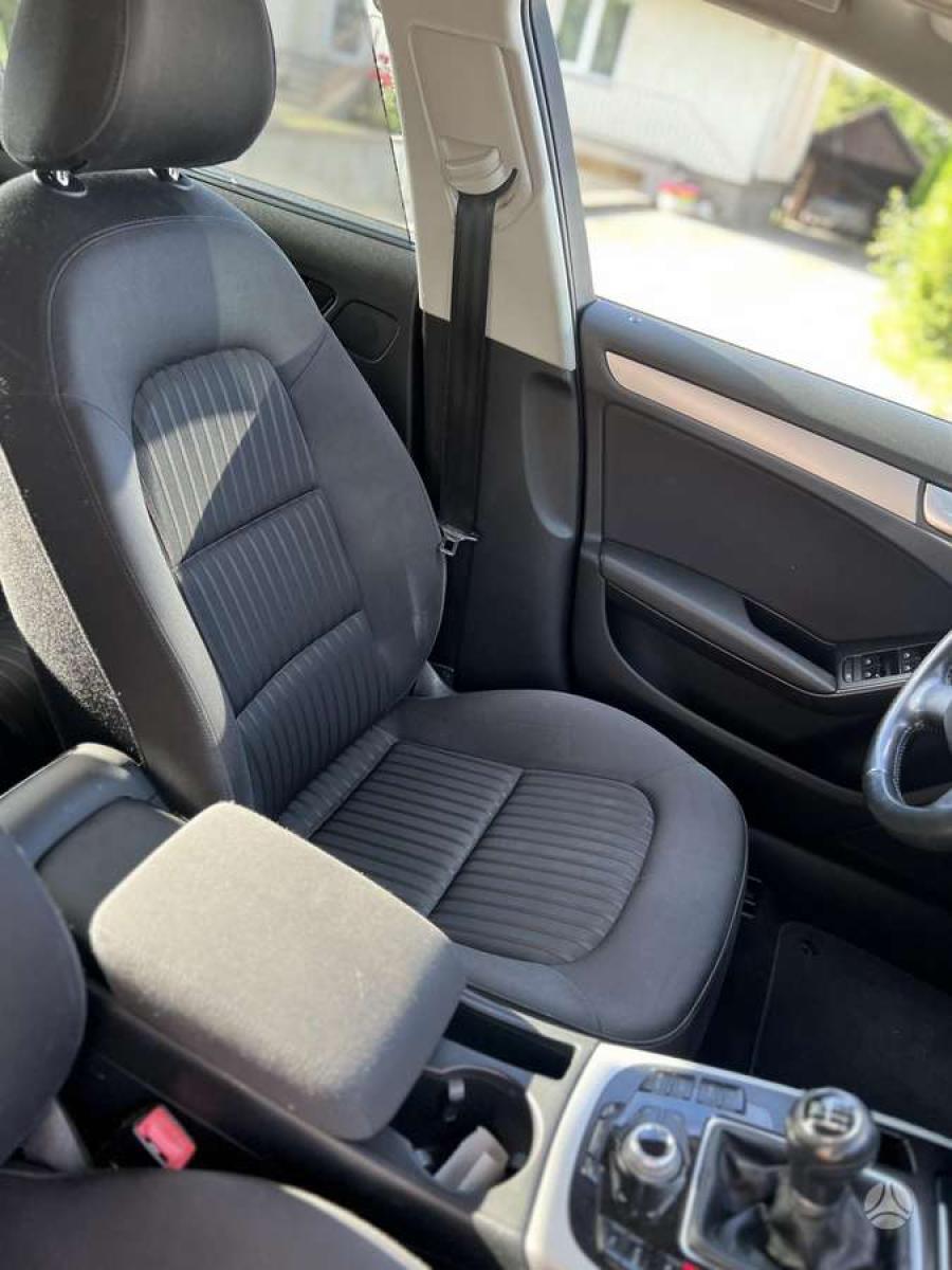 Black Audi A4 2011 in Utena, with an engine capacity of 1.97 L and mileage of 270 thousand km for 5850 €, photo 18 on AUTOMOTO.COM.LV