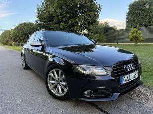 Melns Audi A4 2011 Viļņa, ar dzinēja tilpumu 1.97 L un nobraukumu 267 tūkst. km par 5950 €, foto  vietnē AUTOMOTO.COM.LV