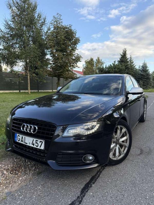 Melns Audi A4 2011 Viļņa, ar dzinēja tilpumu 1.97 L un nobraukumu 267 tūkst. km par 5950 €, foto 3 vietnē AUTOMOTO.COM.LV
