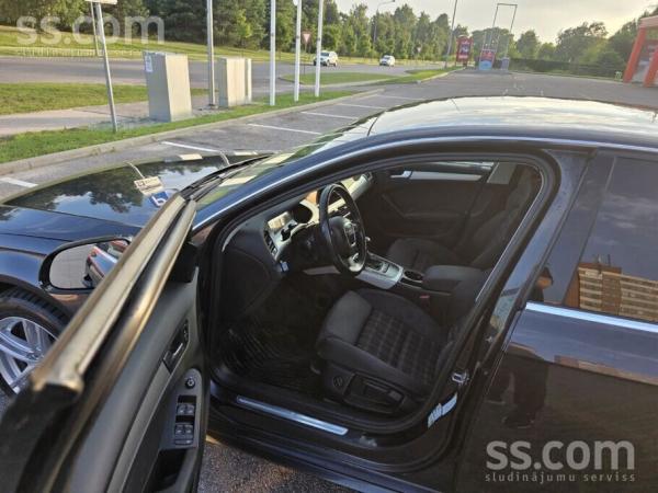 Black Audi A4 2011 in Daugavpils, with an engine capacity of 2.00 L and mileage of 0 thousand km for 7000 €, photo 5 on AUTOMOTO.COM.LV