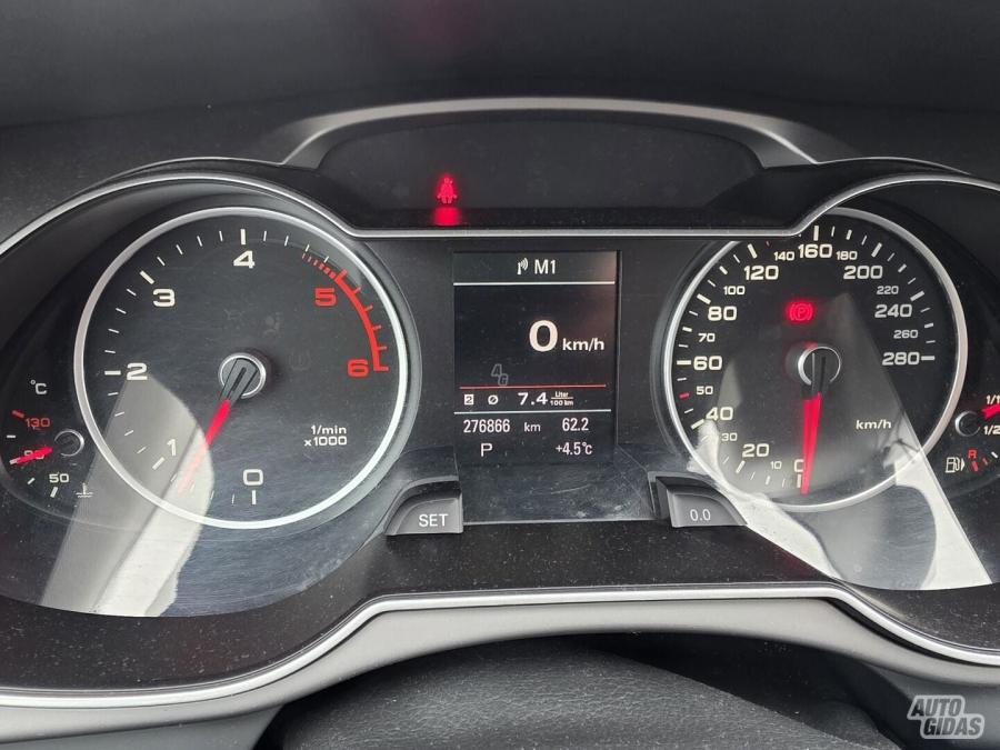 Melns Audi A4 2012 Klaipėda, ar dzinēja tilpumu 3.00 L un nobraukumu 277 tūkst. km par 8500 €, foto 12 vietnē AUTOMOTO.COM.LV