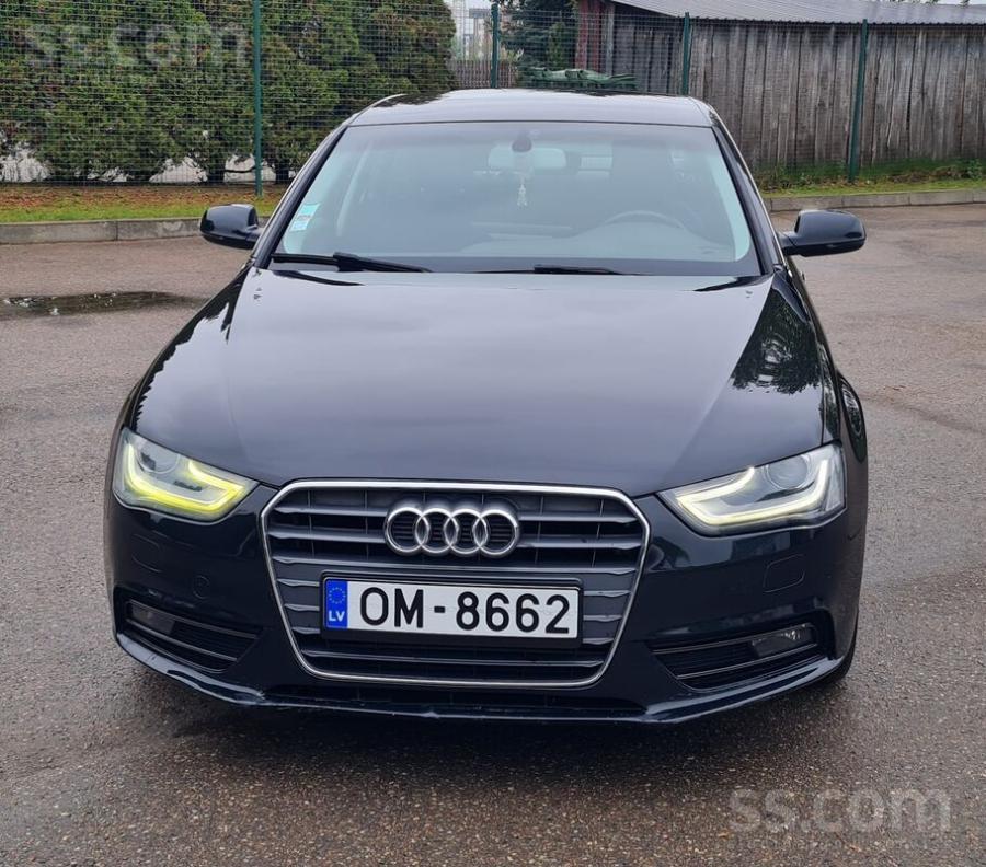 Black Audi A4 2012 in Jelgava, with an engine capacity of 2.00 L and mileage of 0 thousand km for 8190 €, photo 1 on AUTOMOTO.COM.LV