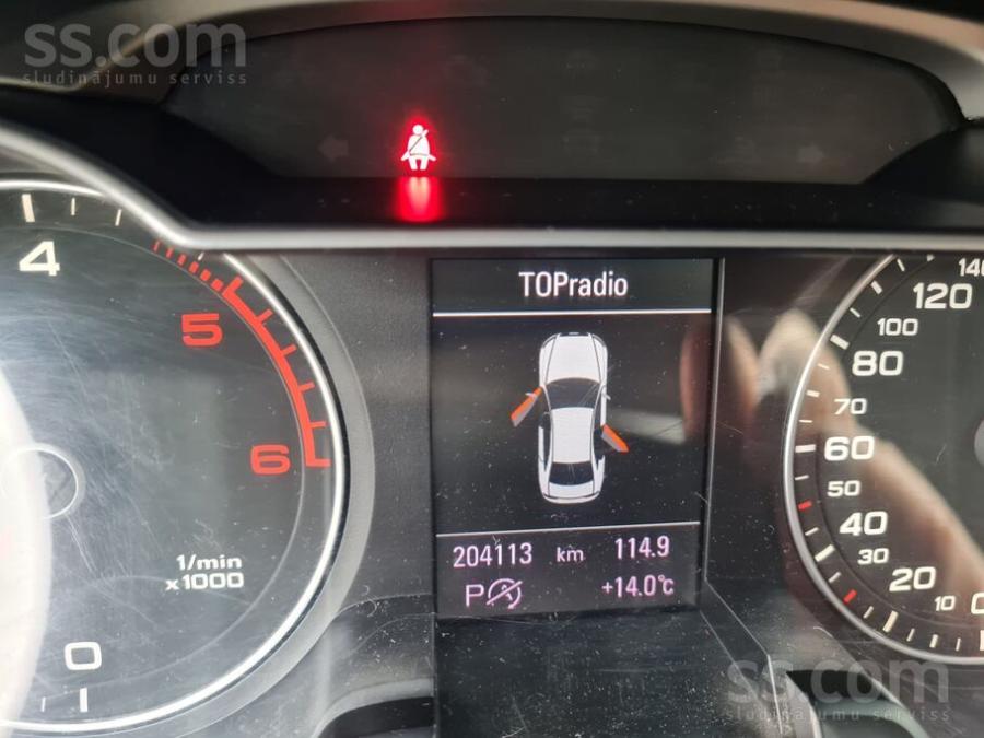 Black Audi A4 2012 in Jelgava, with an engine capacity of 2.00 L and mileage of 0 thousand km for 8190 €, photo 3 on AUTOMOTO.COM.LV