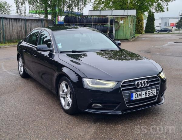 Black Audi A4 2012 in Jelgava, with an engine capacity of 2.00 L and mileage of 0 thousand km for 8190 €, photo 3 on AUTOMOTO.COM.LV
