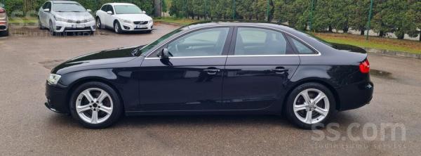 Black Audi A4 2012 in Jelgava, with an engine capacity of 2.00 L and mileage of 0 thousand km for 8190 €, photo 5 on AUTOMOTO.COM.LV