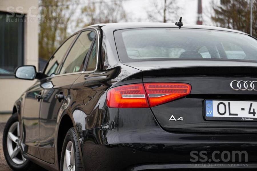 Melns Audi A4 2012 Rīga, ar dzinēja tilpumu 1.80 L un nobraukumu 278 tūkst. km par 9990 €, foto 7 vietnē AUTOMOTO.COM.LV
