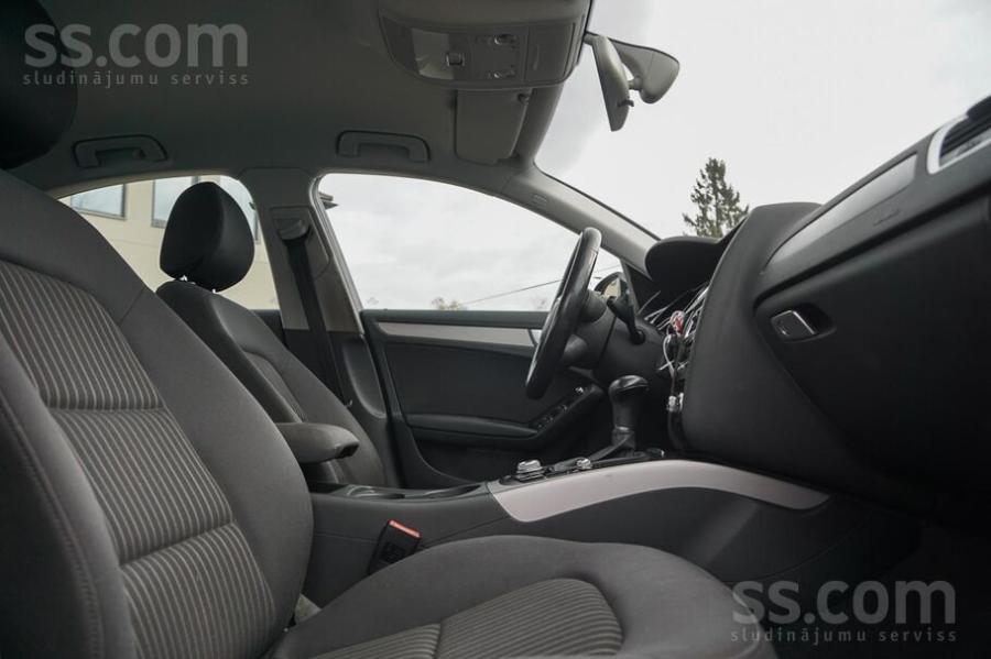 Melns Audi A4 2012 Rīga, ar dzinēja tilpumu 1.80 L un nobraukumu 278 tūkst. km par 9990 €, foto 8 vietnē AUTOMOTO.COM.LV