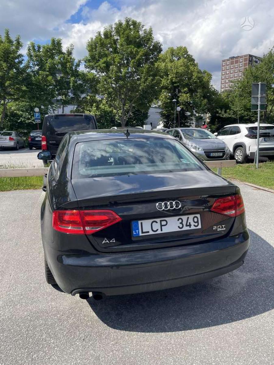 Melns Audi A4 2012 Mažeikiai, ar dzinēja tilpumu 1.98 L un nobraukumu 215 tūkst. km par 6000 €, foto 1 vietnē AUTOMOTO.COM.LV