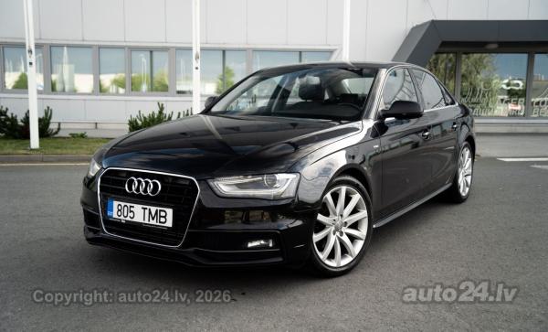 Black Audi A4 2012 in Tallinn, with an engine capacity of 2.00 L and mileage of 245 thousand km for 5999 €, photo 1 on AUTOMOTO.COM.LV