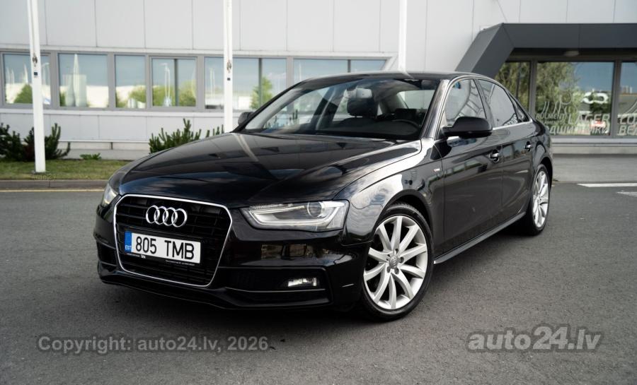 Black Audi A4 2012 in Tallinn, with an engine capacity of 2.00 L and mileage of 245 thousand km for 5999 €, photo 1 on AUTOMOTO.COM.LV