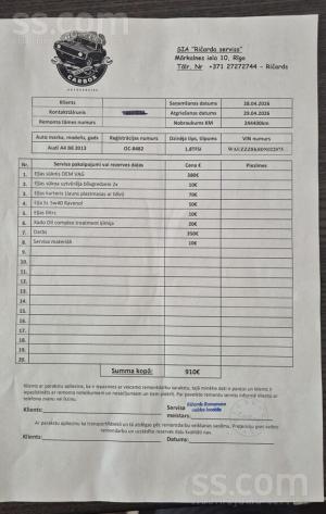 Черный Ауди А4 2012 в Рига, объемом двигателя 1.80 л и пробегом 246 тыс. км за 3900 €, фото 20 на AUTOMOTO.COM.LV