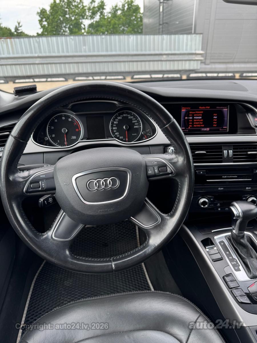 Black Audi A4 2012 in Tallinn, with an engine capacity of 1.80 L and mileage of 292 thousand km for 7990 €, photo 10 on AUTOMOTO.COM.LV
