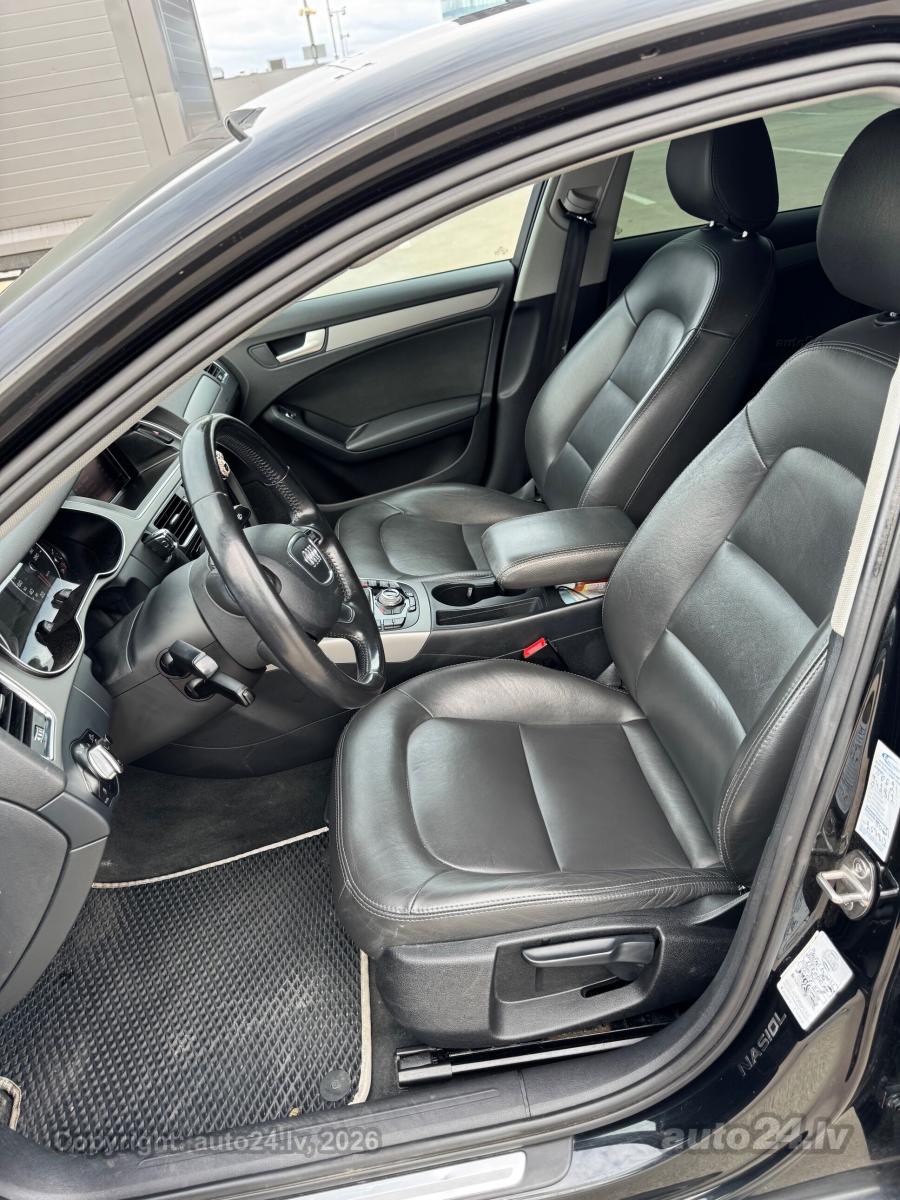 Black Audi A4 2012 in Tallinn, with an engine capacity of 1.80 L and mileage of 292 thousand km for 7990 €, photo 12 on AUTOMOTO.COM.LV