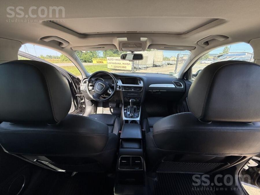 Black Audi A4 2012 in Talsi, with an engine capacity of 2.00 L and mileage of 188 thousand km for 10800 €, photo 9 on AUTOMOTO.COM.LV