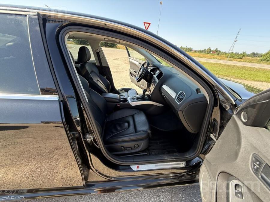 Black Audi A4 2012 in Talsi, with an engine capacity of 2.00 L and mileage of 188 thousand km for 10800 €, photo 11 on AUTOMOTO.COM.LV