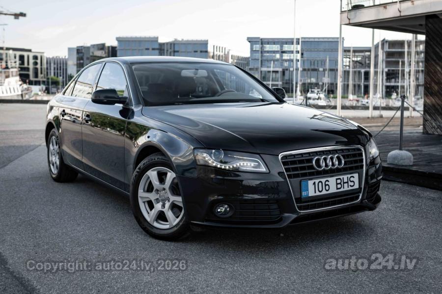 Black Audi A4 2012 in Tallinn, with an engine capacity of 1.80 L and mileage of 146 thousand km for 7500 €, photo 6 on AUTOMOTO.COM.LV