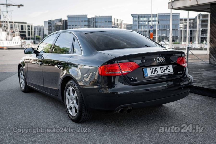 Black Audi A4 2012 in Tallinn, with an engine capacity of 1.80 L and mileage of 146 thousand km for 7500 €, photo 10 on AUTOMOTO.COM.LV