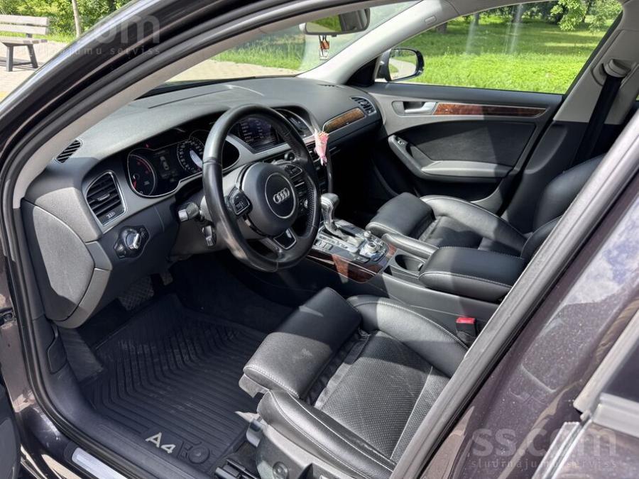 Black Audi A4 2012 in Riga, with an engine capacity of 2.00 L and mileage of 0 thousand km for 7850 €, photo 8 on AUTOMOTO.COM.LV