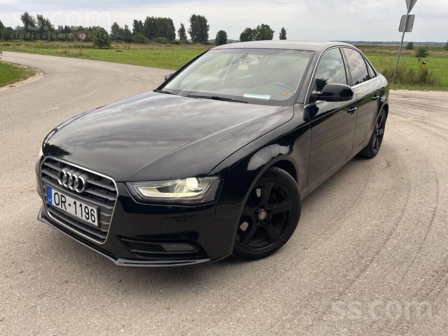Melns Audi A4 2012 Jūrmala, ar dzinēja tilpumu 2.00 L un nobraukumu 350 tūkst. km par 8500 €, foto 1 vietnē AUTOMOTO.COM.LV
