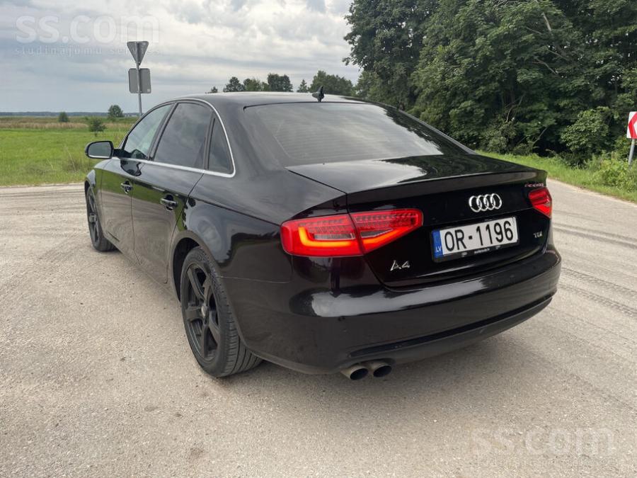 Melns Audi A4 2012 Jūrmala, ar dzinēja tilpumu 2.00 L un nobraukumu 350 tūkst. km par 8500 €, foto 4 vietnē AUTOMOTO.COM.LV