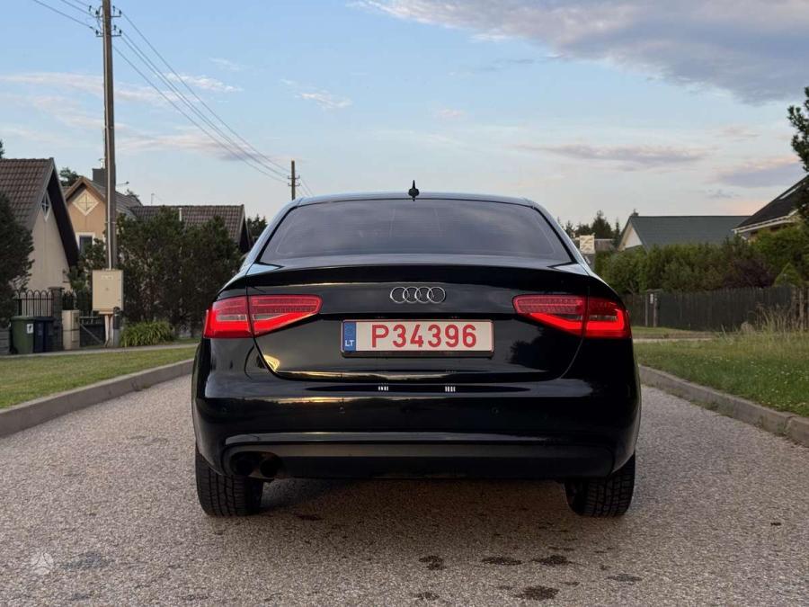 Melns Audi A4 2012 Viļņa, ar dzinēja tilpumu 1.80 L un nobraukumu 206 tūkst. km par 9300 €, foto 6 vietnē AUTOMOTO.COM.LV