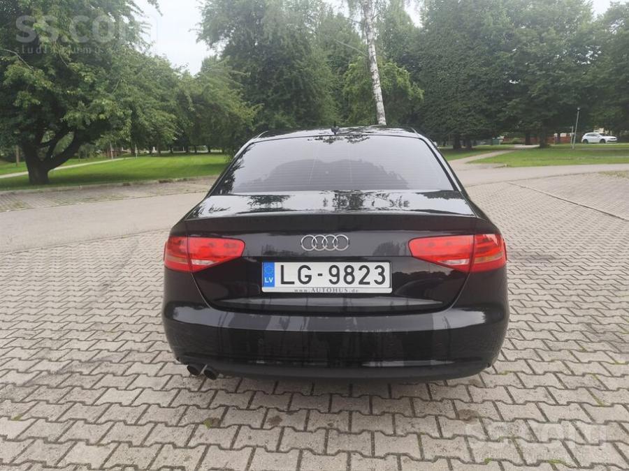 Black Audi A4 2012 in Ventspils, with an engine capacity of 2.00 L and mileage of 184 thousand km for 7500 €, photo 5 on AUTOMOTO.COM.LV
