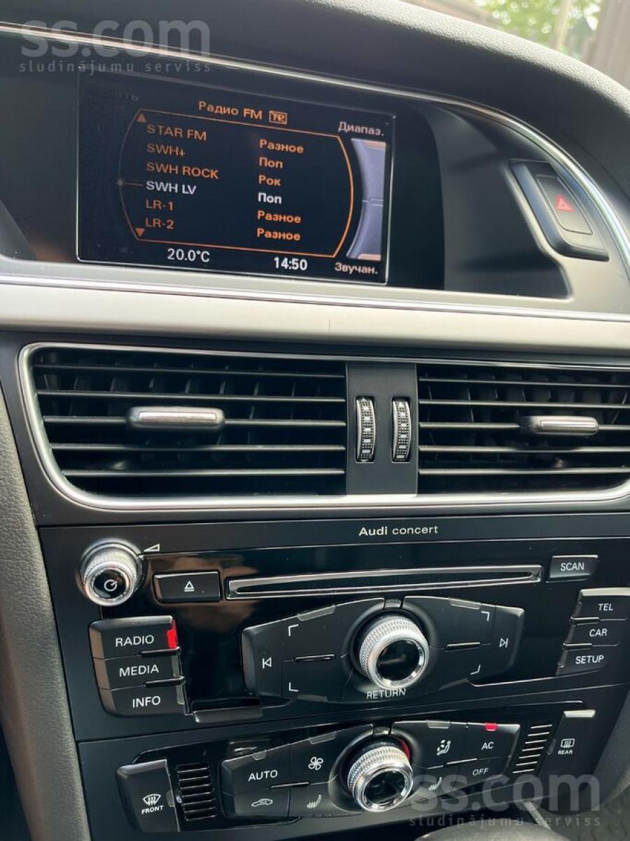 Melns Audi A4 2012 Rīga, ar dzinēja tilpumu 2.00 L un nobraukumu 327 tūkst. km par 6800 €, foto 19 vietnē AUTOMOTO.COM.LV