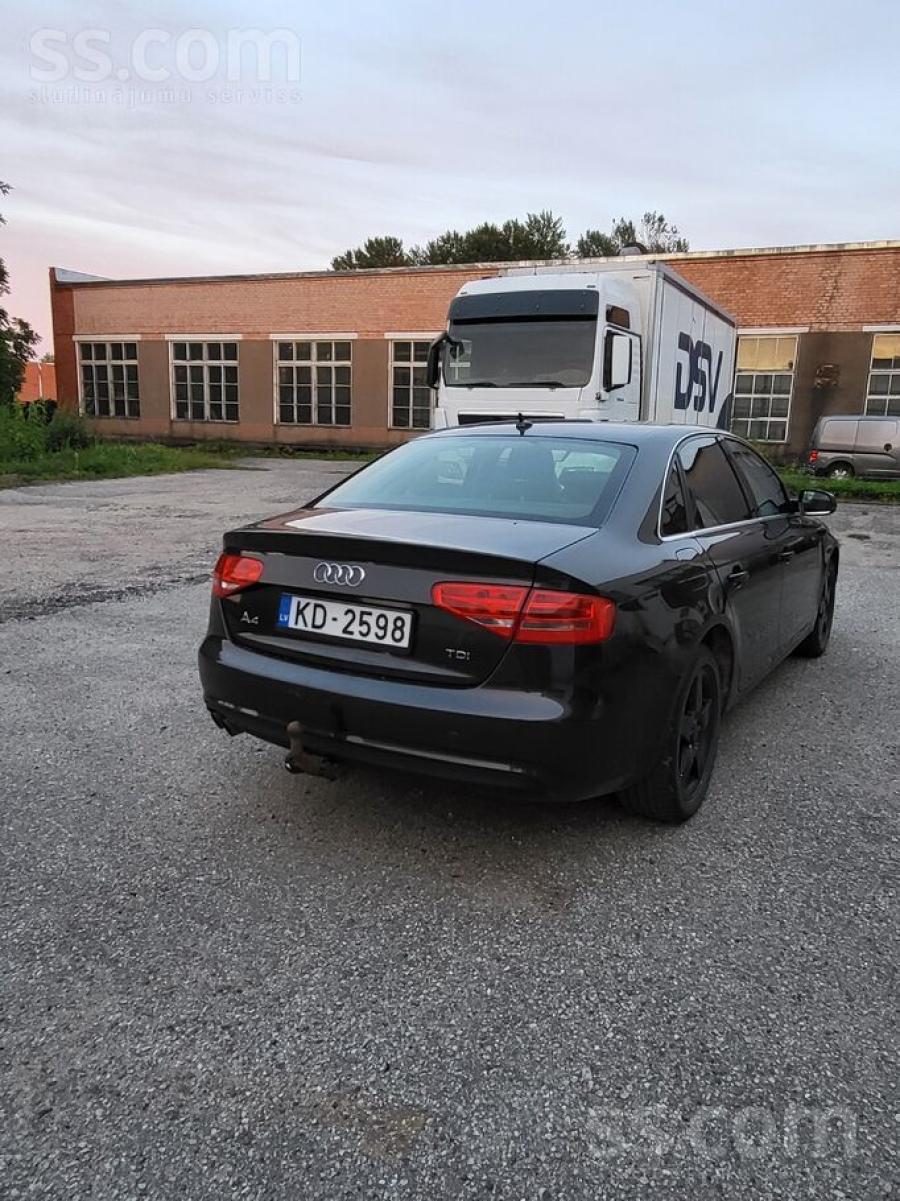 Black Audi A4 2012 in Gulbene, with an engine capacity of 2.00 L and mileage of 388 thousand km for 4900 €, photo 5 on AUTOMOTO.COM.LV
