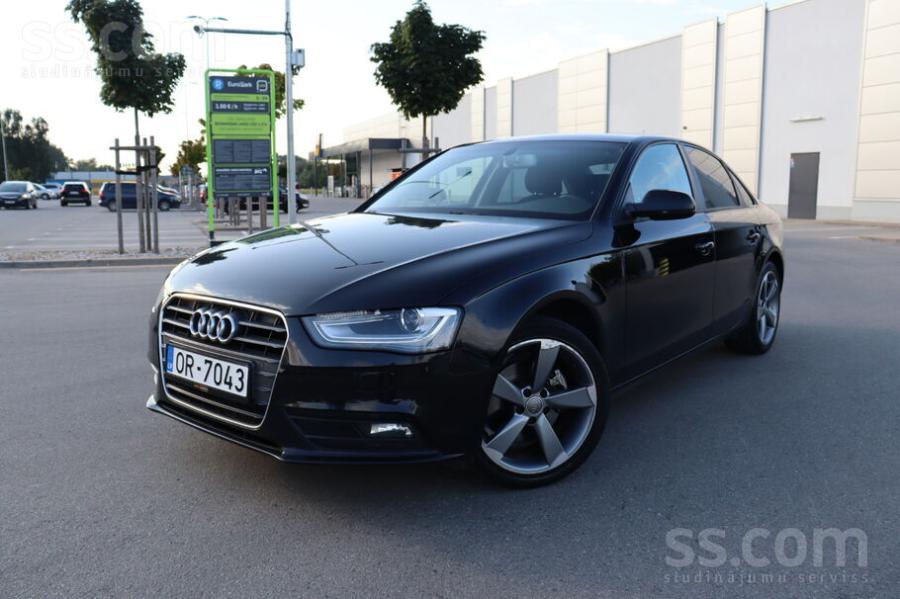 Melns Audi A4 2012 Rīga, ar dzinēja tilpumu 2.00 L un nobraukumu 322 tūkst. km par 6990 €, foto 1 vietnē AUTOMOTO.COM.LV