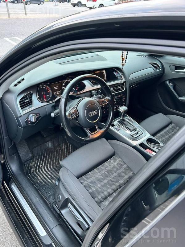 Black Audi A4 2012 in Riga, with an engine capacity of 1.80 L and mileage of 248 thousand km for 7000 €, photo 10 on AUTOMOTO.COM.LV