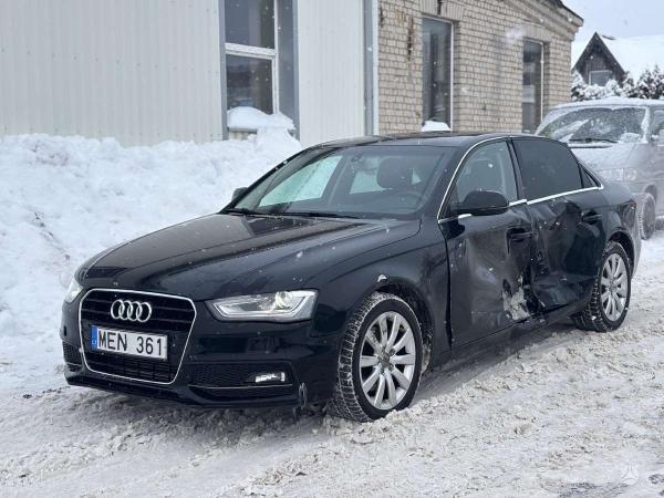 Black Audi A4 2013 in Utena, with an engine capacity of 1.98 L and mileage of 200 thousand km for 3899 €, photo 2 on AUTOMOTO.COM.LV