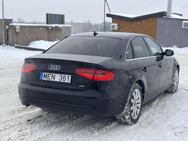 Black Audi A4 2013 in Utena, with an engine capacity of 1.98 L and mileage of 200 thousand km for 3899 €, photo 3 on AUTOMOTO.COM.LV