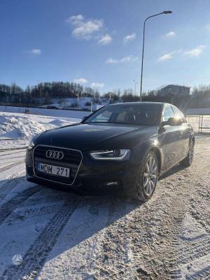 Melns Audi A4 2013 Viļņa, ar dzinēja tilpumu 1.98 L un nobraukumu 245 tūkst. km par 7900 €, foto  vietnē AUTOMOTO.COM.LV