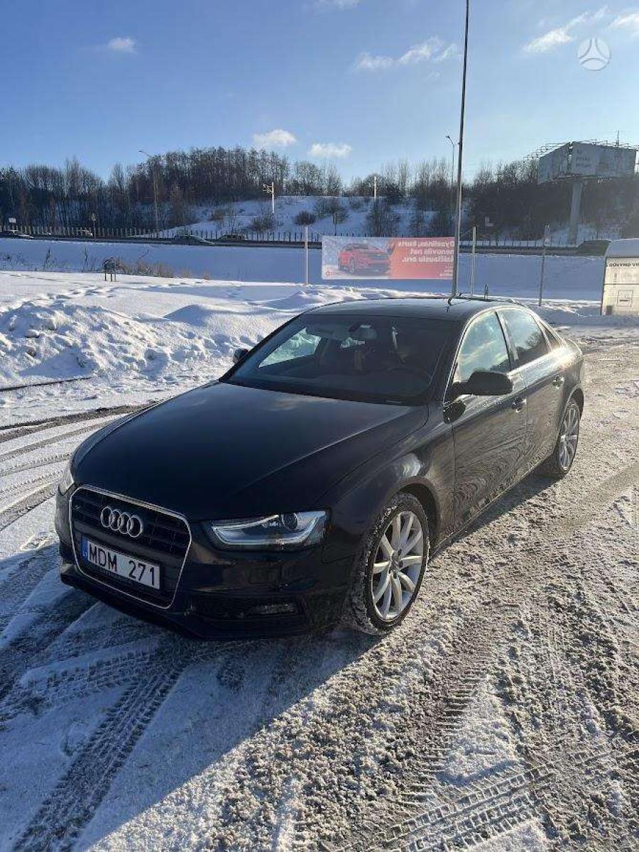 Melns Audi A4 2013 Viļņa, ar dzinēja tilpumu 1.98 L un nobraukumu 245 tūkst. km par 7900 €, foto 2 vietnē AUTOMOTO.COM.LV